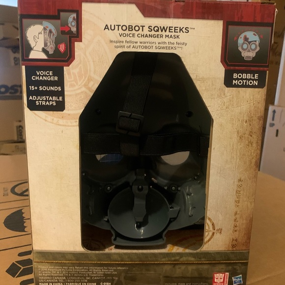 Hasbro | Toys | New Autobot Sqweeks Voice Changer Mask Transformers The ...